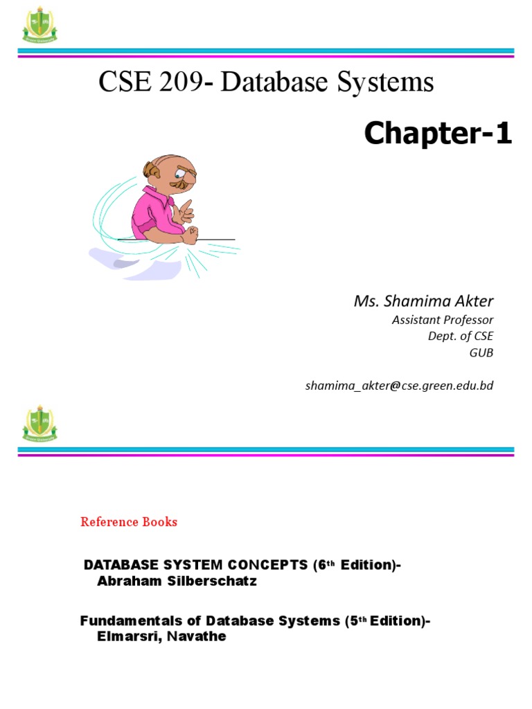 CSE 209 Lecture-1 Introduction | PDF | Databases | Software