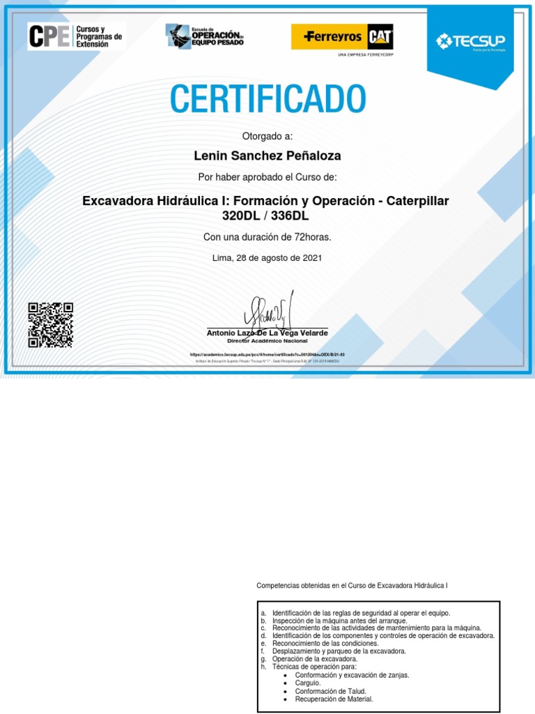 Certificados | PDF