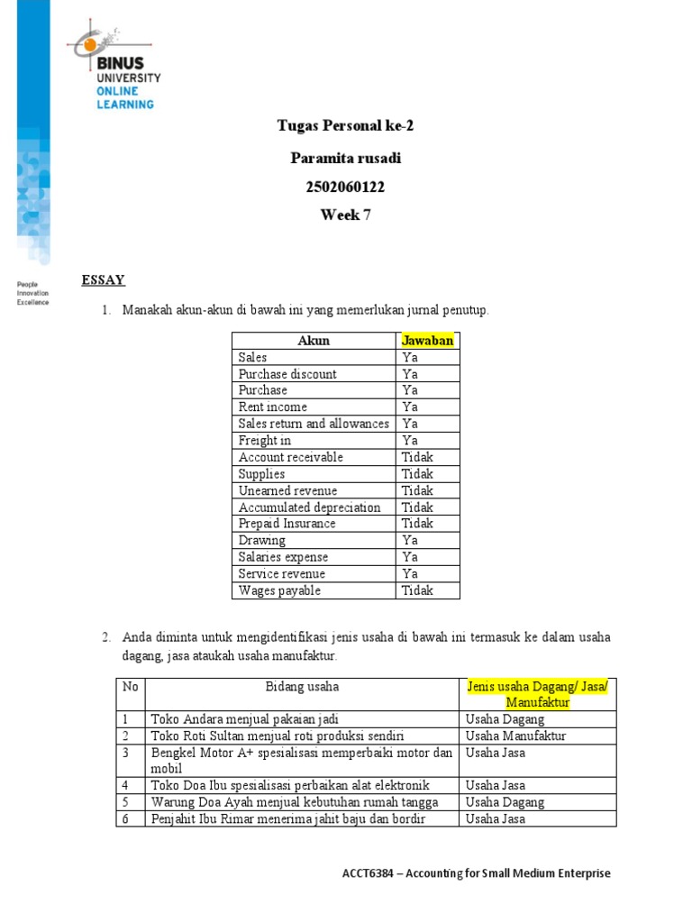 TP2-W7-S11-R0 Paramita | PDF