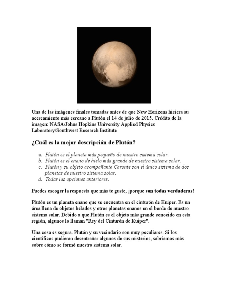 Pluton | PDF | Plutón | Planetas