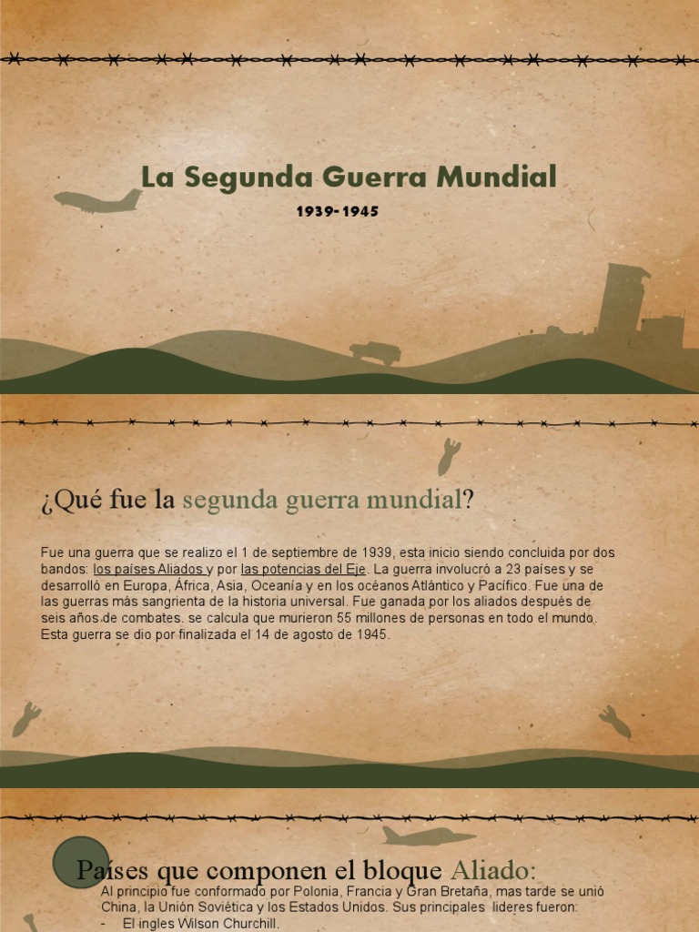 Resumen de la Segunda Guerra Mundial | PDF | Aliados de la Segunda ...
