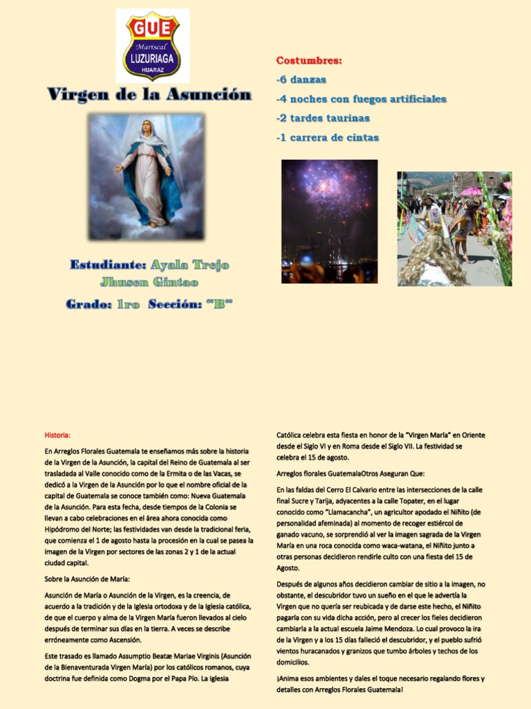 Virgen de la Asunción | PDF