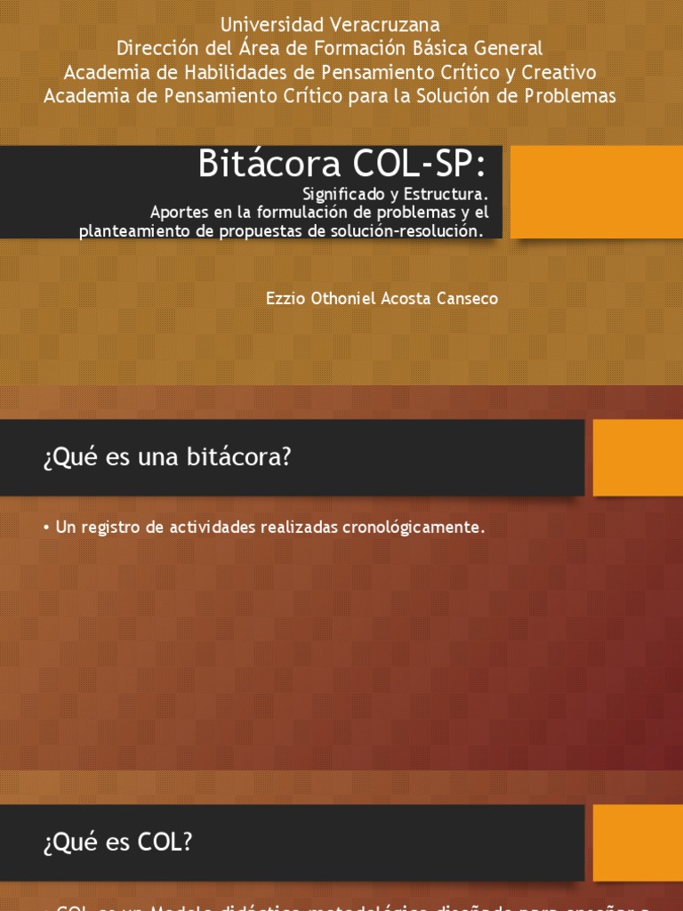 Hpcyc PCPSP Bitácora Col SP | PDF | Pensamiento | Aprendizaje