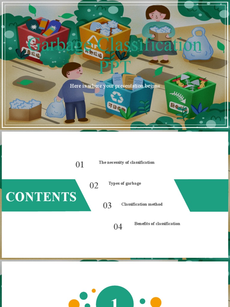 Garbage Classification PPT: Here Is Where Your Presentation Begins | PDF