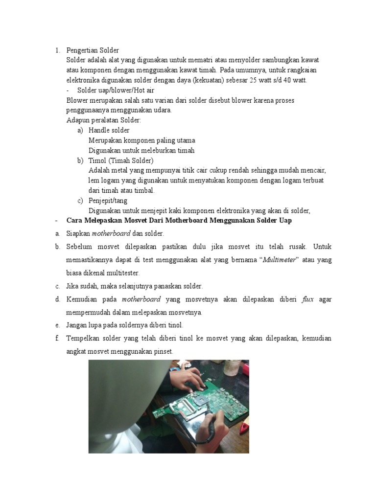 Isi Solder | PDF