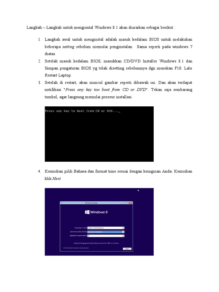 Panduan Instalasi Windows 8.1 | PDF