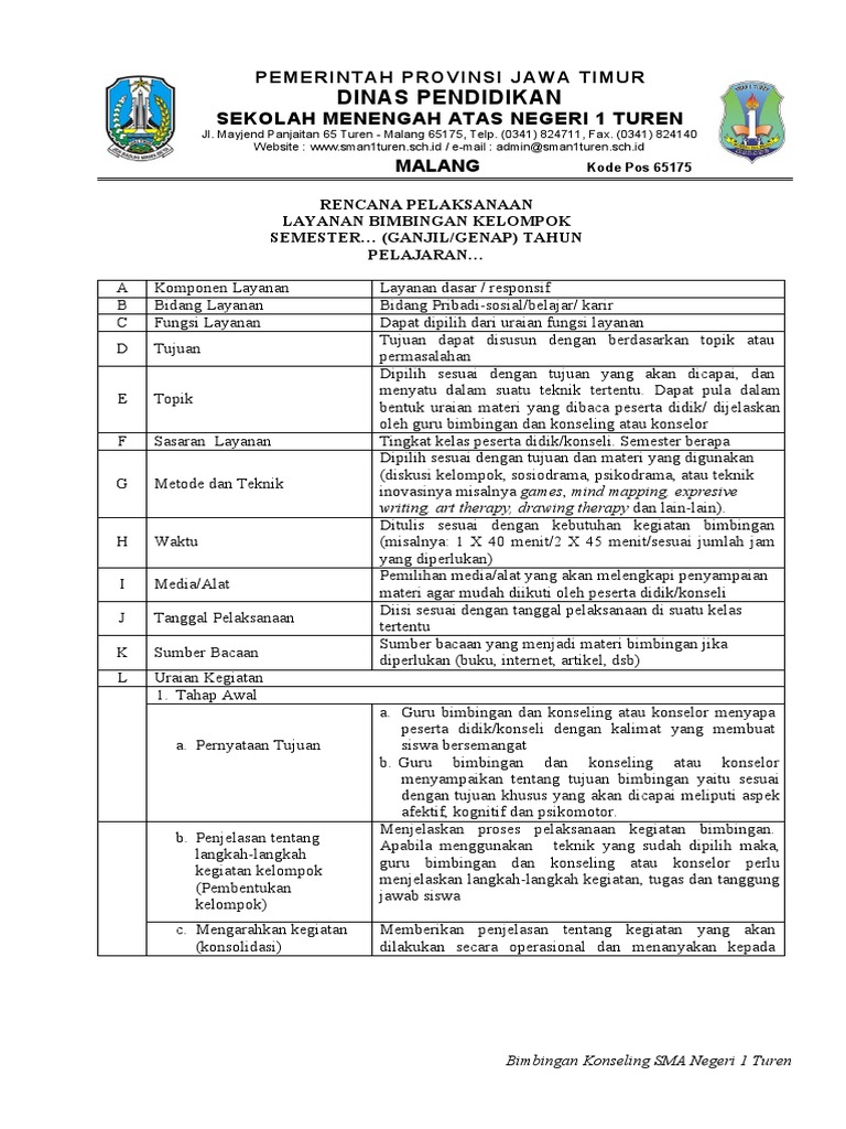 RPL Bimbingan Kelompok | PDF | Karier & Perkembangan