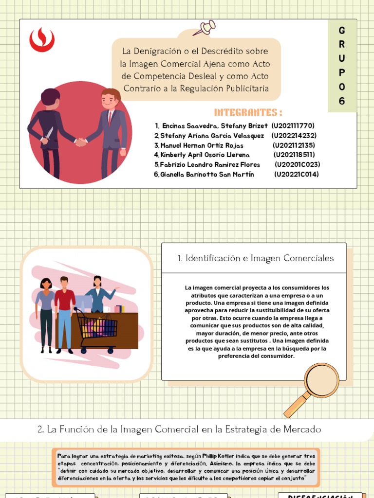 La Denigración - G6 | PDF | Calidad (comercial) | Mercado (economía)
