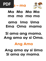 Magbasa Tayo For Kinder 1 | PDF