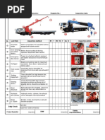 Mobile Crane Inspection Checklist | PDF | Crane (Machine) | Transport