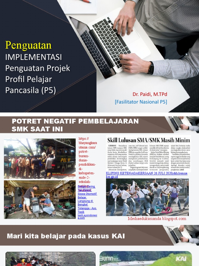 Penguatan IMPLEMENTASI P5 Di SMKN 4 Kota Bengkulu | PDF