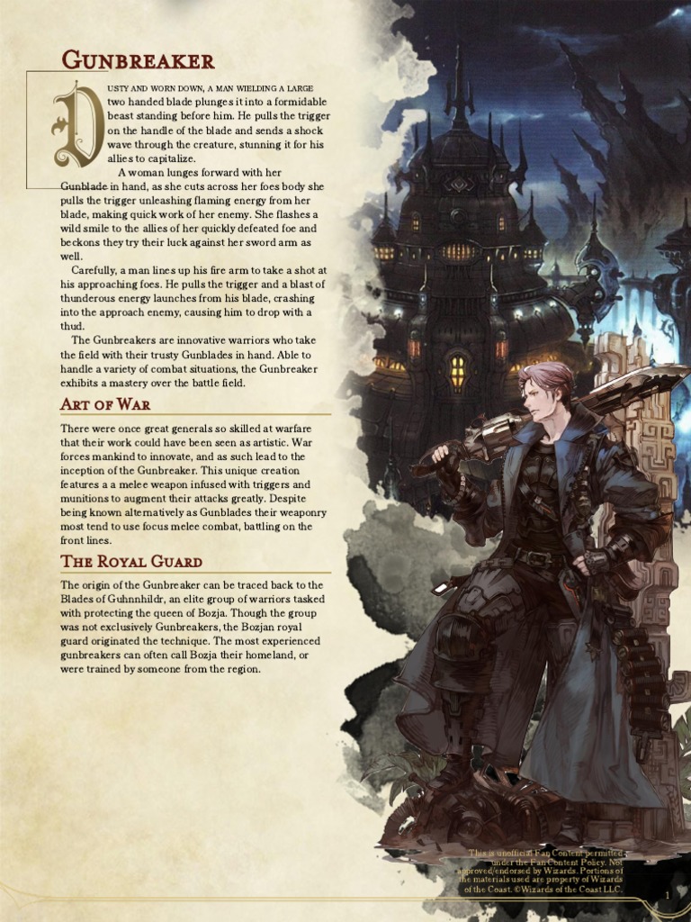 Gunbreaker - The Homebrewery | PDF | Ammunition | Military