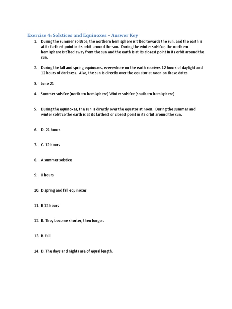 Exercise 4 KEY | PDF | Art