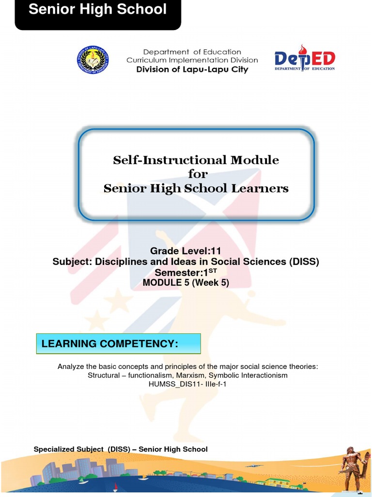 Self-Instructional Module For Senior High School Learners | Download ...