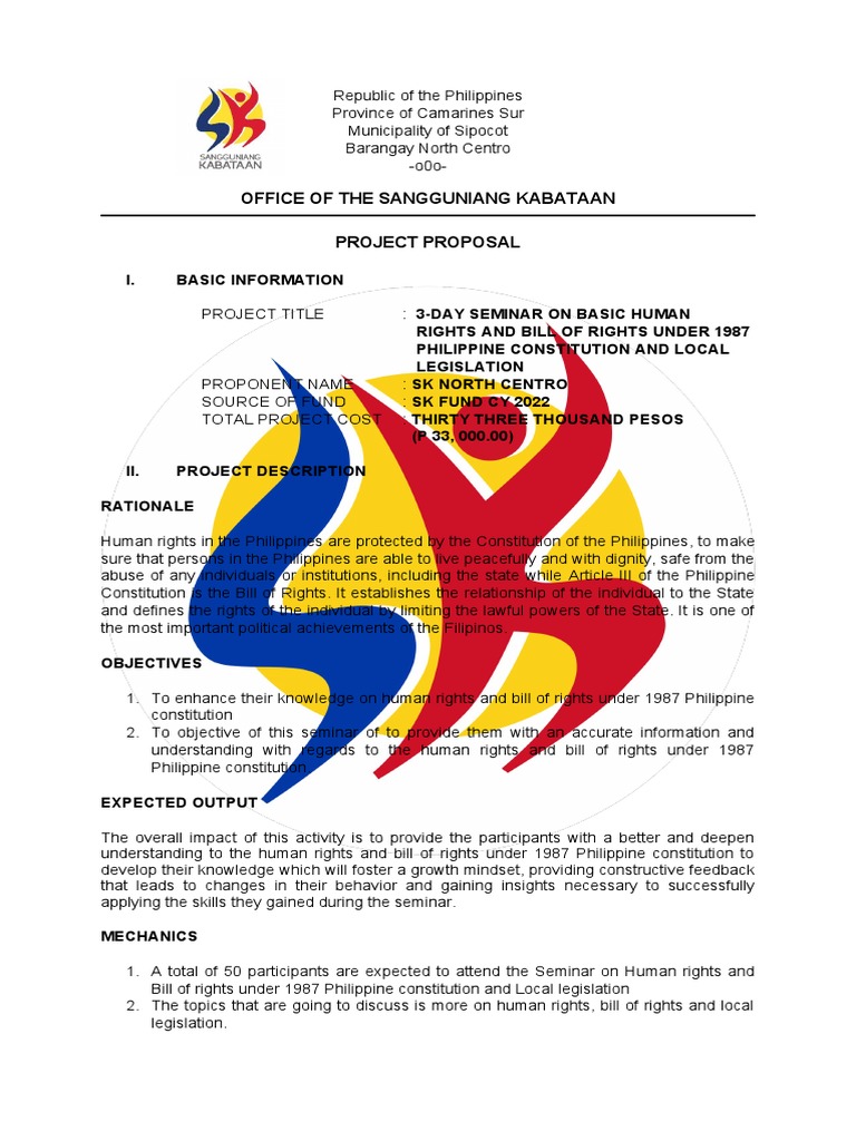 Promoting Human Rights Through Education: A Proposed 3-Day Seminar on ...