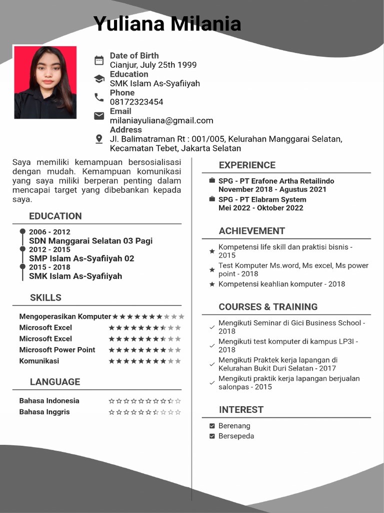 CV Terbaru | PDF