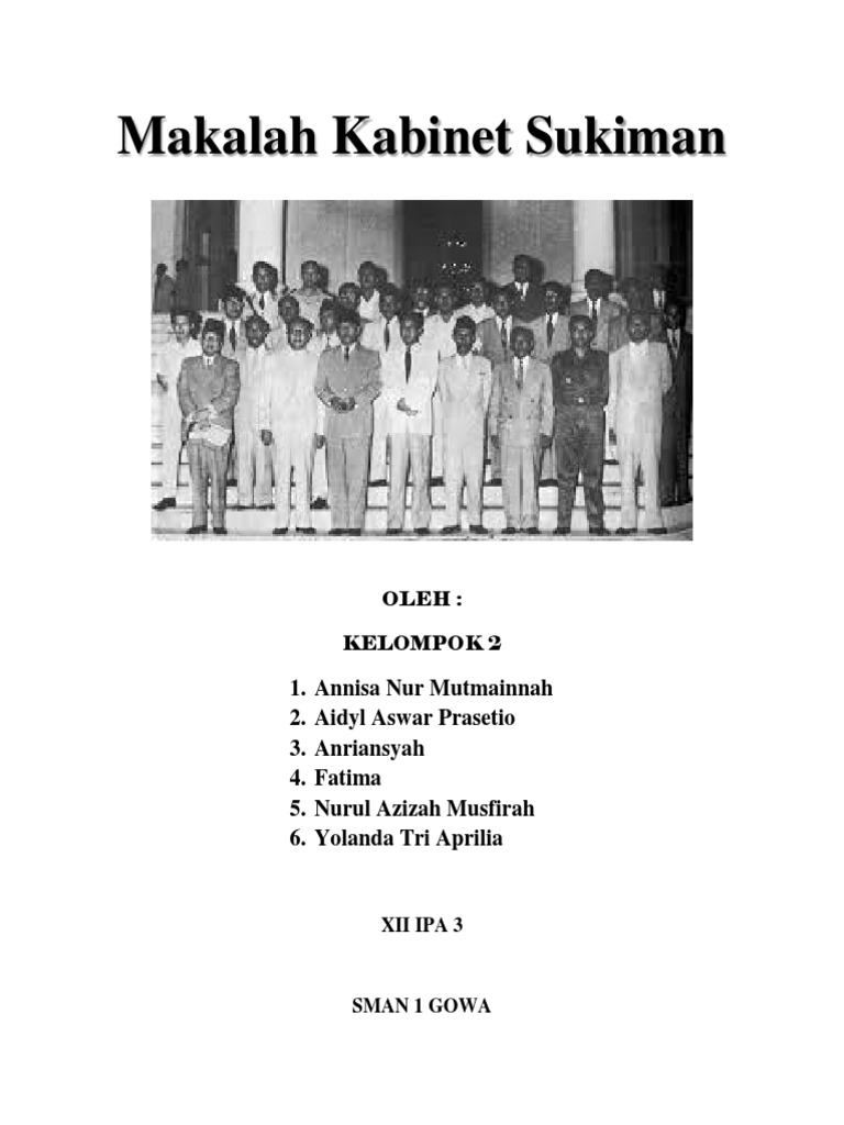 Makalah Kabinet Soekiman | PDF
