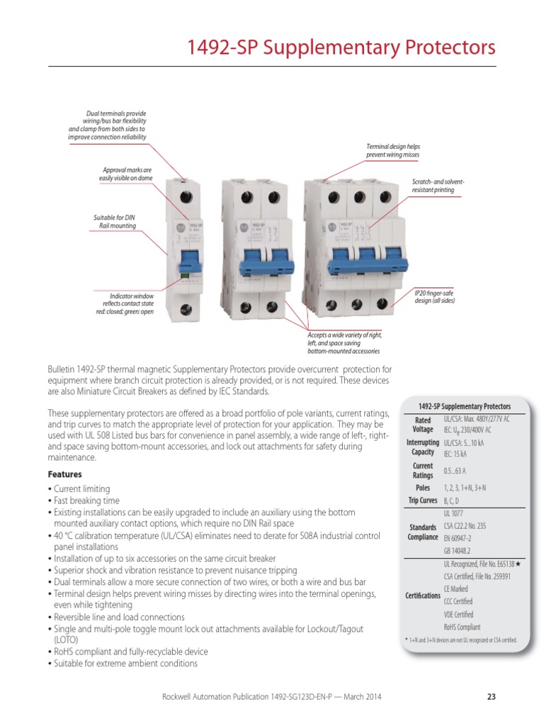 1492 spm2c030 | PDF | Alternating Current | Electrical Wiring