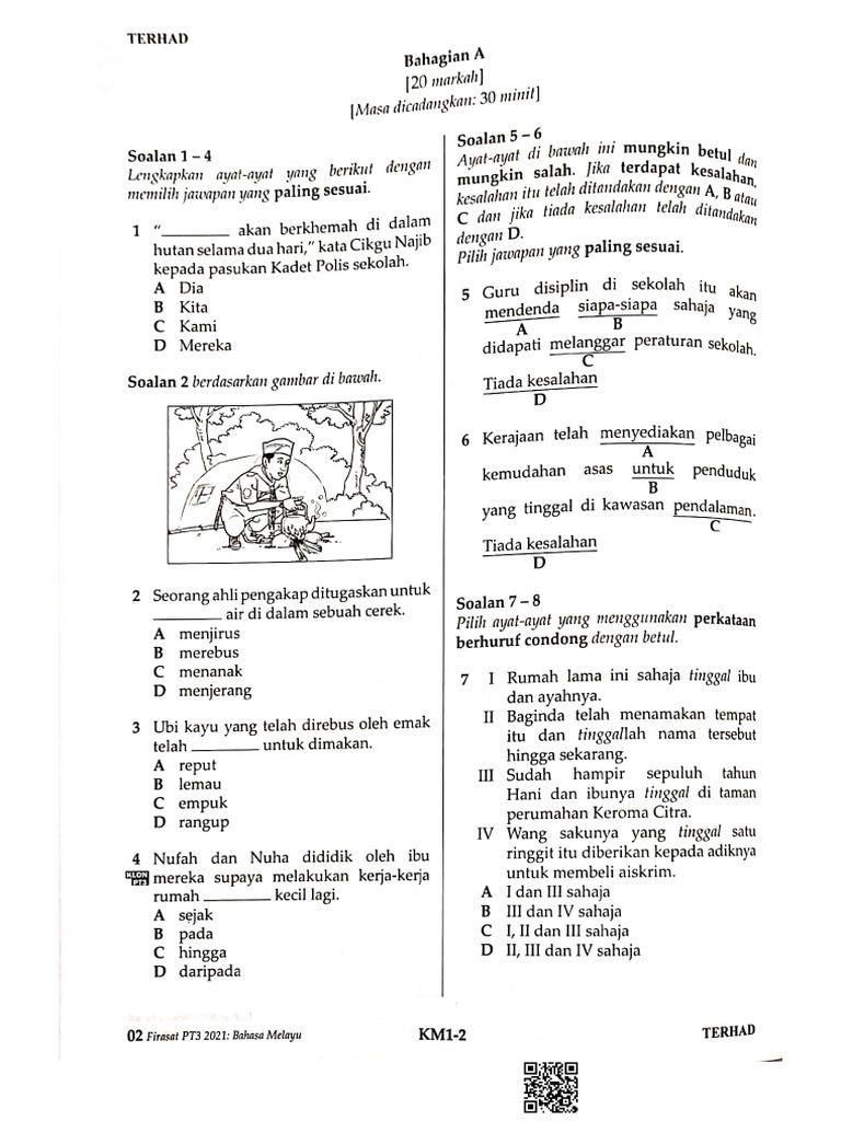 PT3 BM Set 1 FIRASAT | PDF