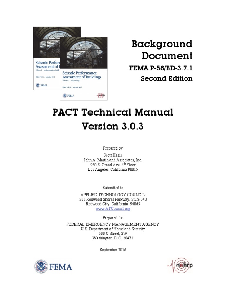 BD-3.7.1 PACT TechnicalManual Ver3.0.3 | PDF | Library (Computing) | Federal Emergency ...