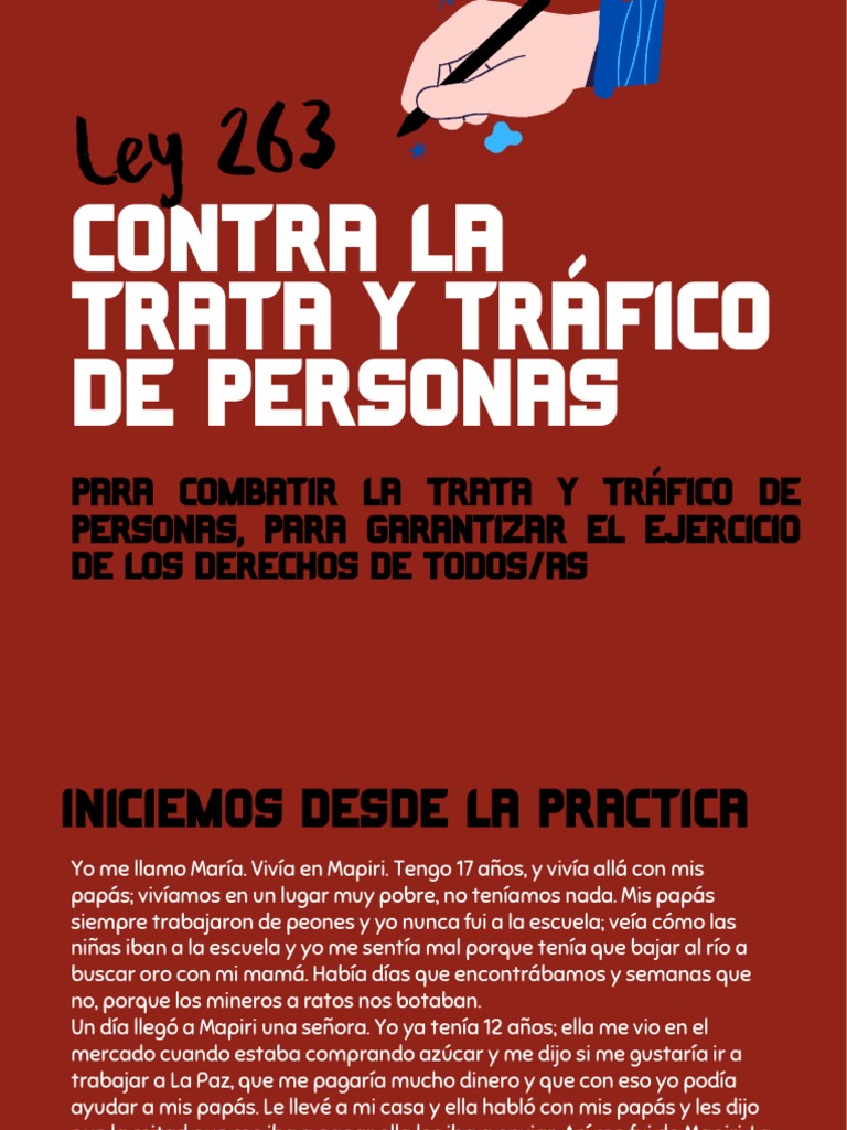 Prevención de Trata y Tráfico de Personas | PDF | Trata de personas ...