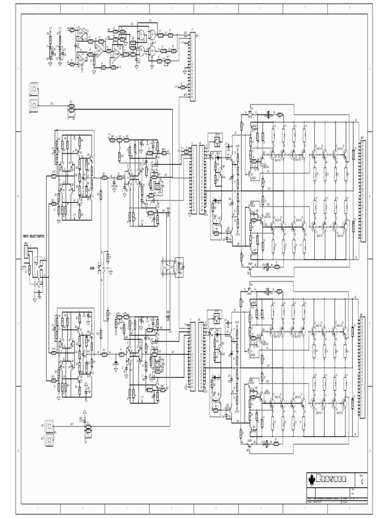 Bryston 28B SST Schematic Overview | PDF
