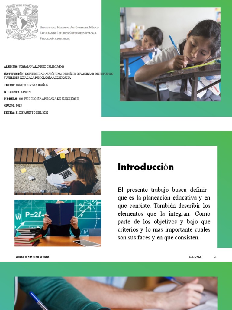 Planeación Educativa Pdf Planificación Evaluación