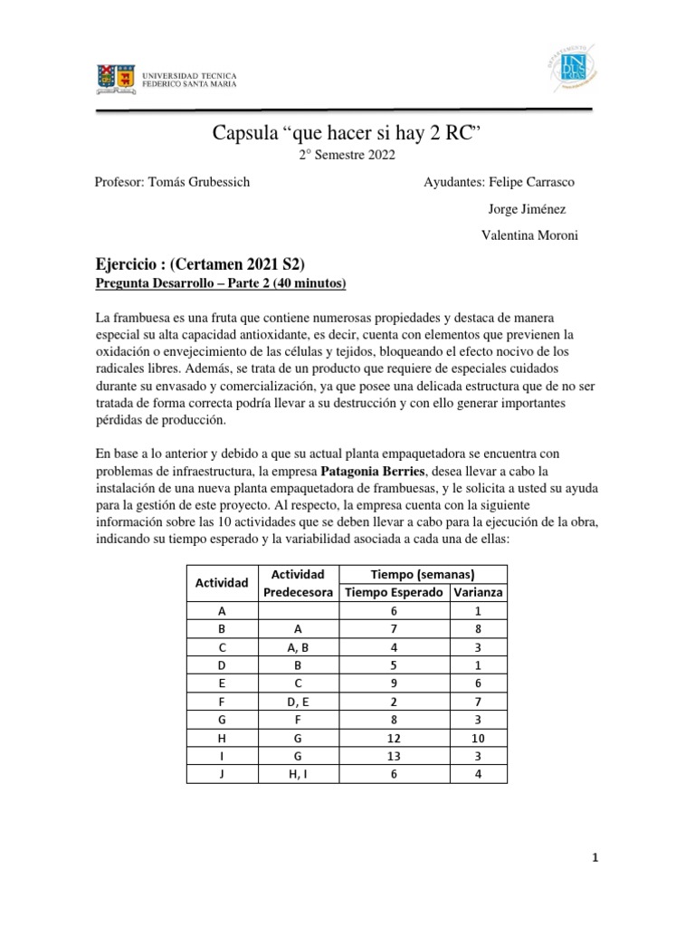 Capsula Que Hacer Si Hay 2 RC | PDF