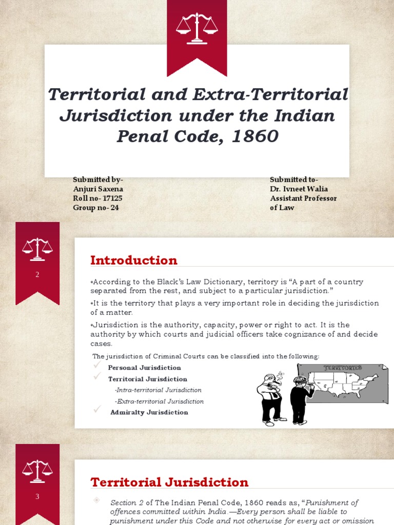 Territorial and Extra Territorial Jurisdiction Under IPC | PDF | Jurisdiction | Crimes