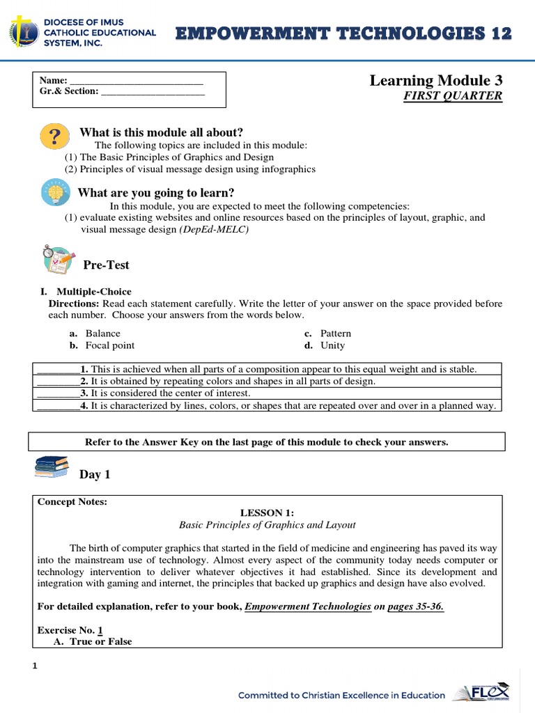 Module 3 Empowerment Technologies | PDF | Infographics | Graphics