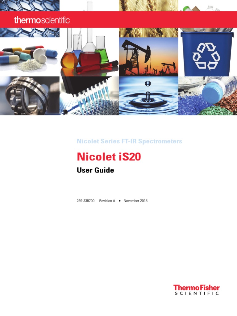 269-335700 - Rev A - Nicolet IS20 User Guide | PDF | Vacuum | Nitrogen
