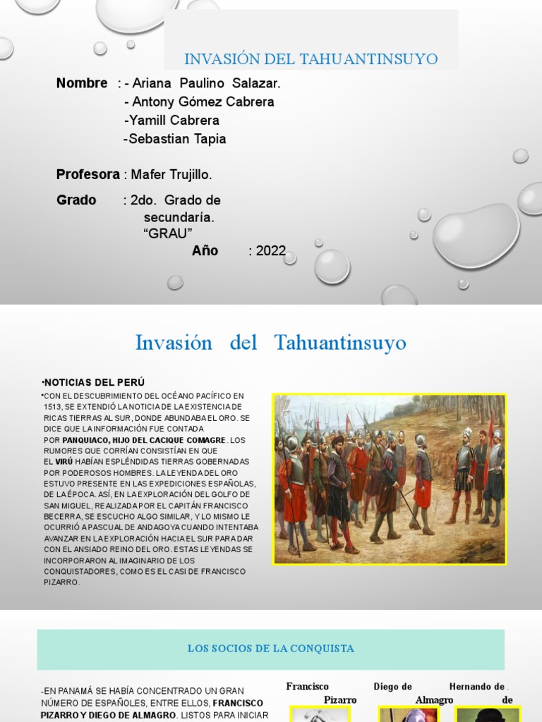 Presentación 1 | PDF | Francisco Pizarro | Imperio Inca