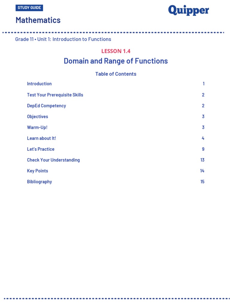 Domain and Range Function | PDF | Function (Mathematics) | Polynomial