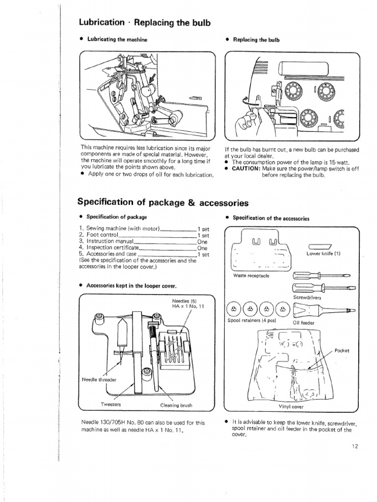 Bernette Serger 234 Manual2 | PDF