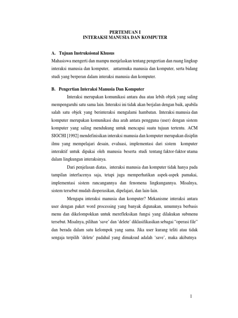 Pertemuan I | PDF | Seni | Komputer