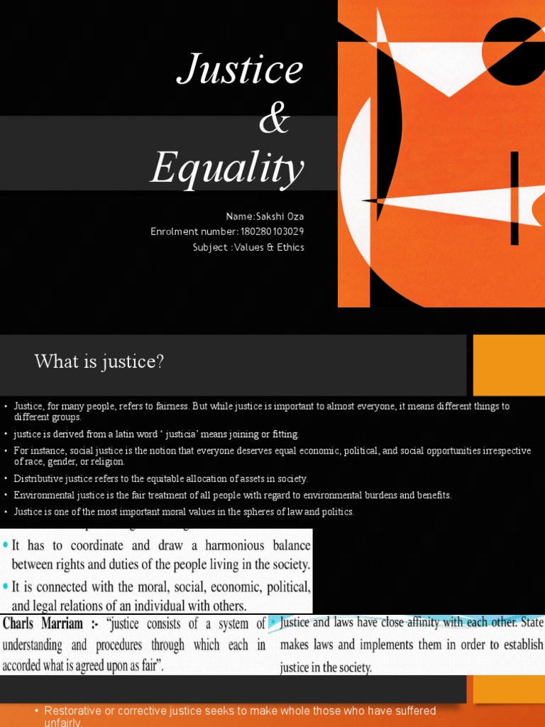 Justice and Equality | PDF | Justice | Crime & Violence