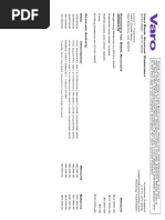 Varo Bank Account Statement: Amount | PDF | Automated Teller Machine ...