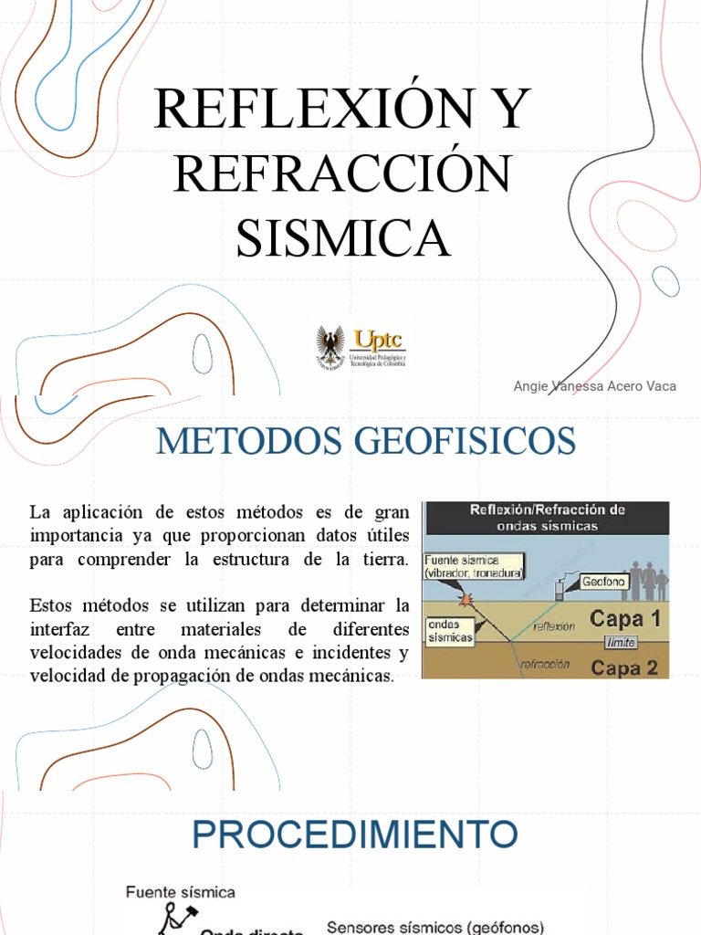 Reflexion y Refraccion Sismica | PDF | Reflexión (Física) | Olas