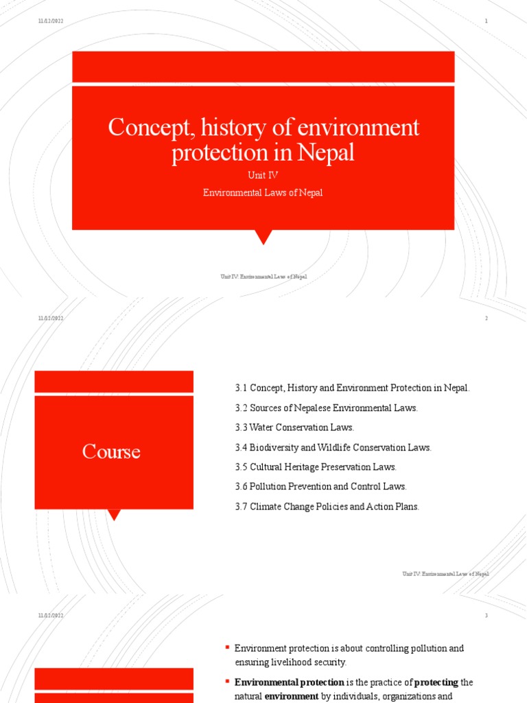 4.1. Concept, History of Environment Protection in Nepal | Download ...