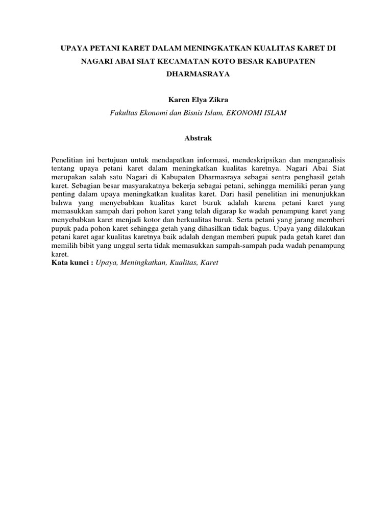 ARTIKEL KKN Karen Elya Zikra | PDF