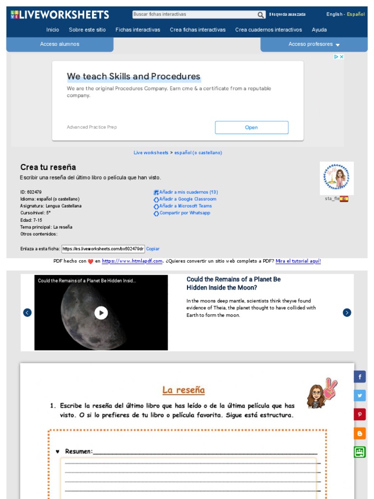 Es Liveworksheets Com bx602479dr | PDF