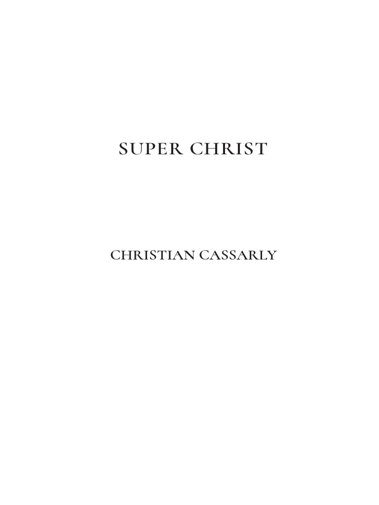 Super Christ Print | PDF | Jesus | Angel