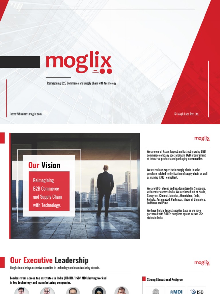 Moglix Corporate Profile | PDF | Packaging And Labeling | Supply Chain
