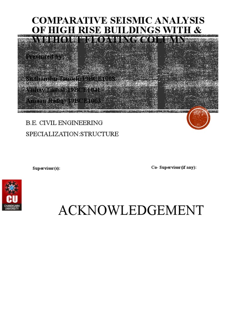 Seismic Impact on Floating Columns | PDF | Beam (Structure) | Column