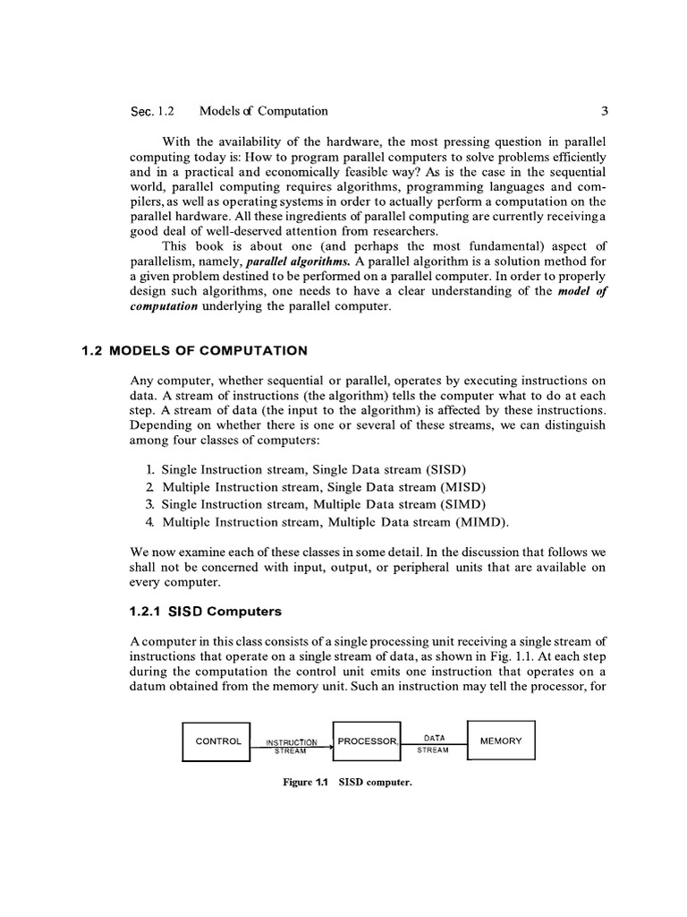 Chapter 2 - Models of Computation | PDF Chapter 2 - Models of Computation | PDF