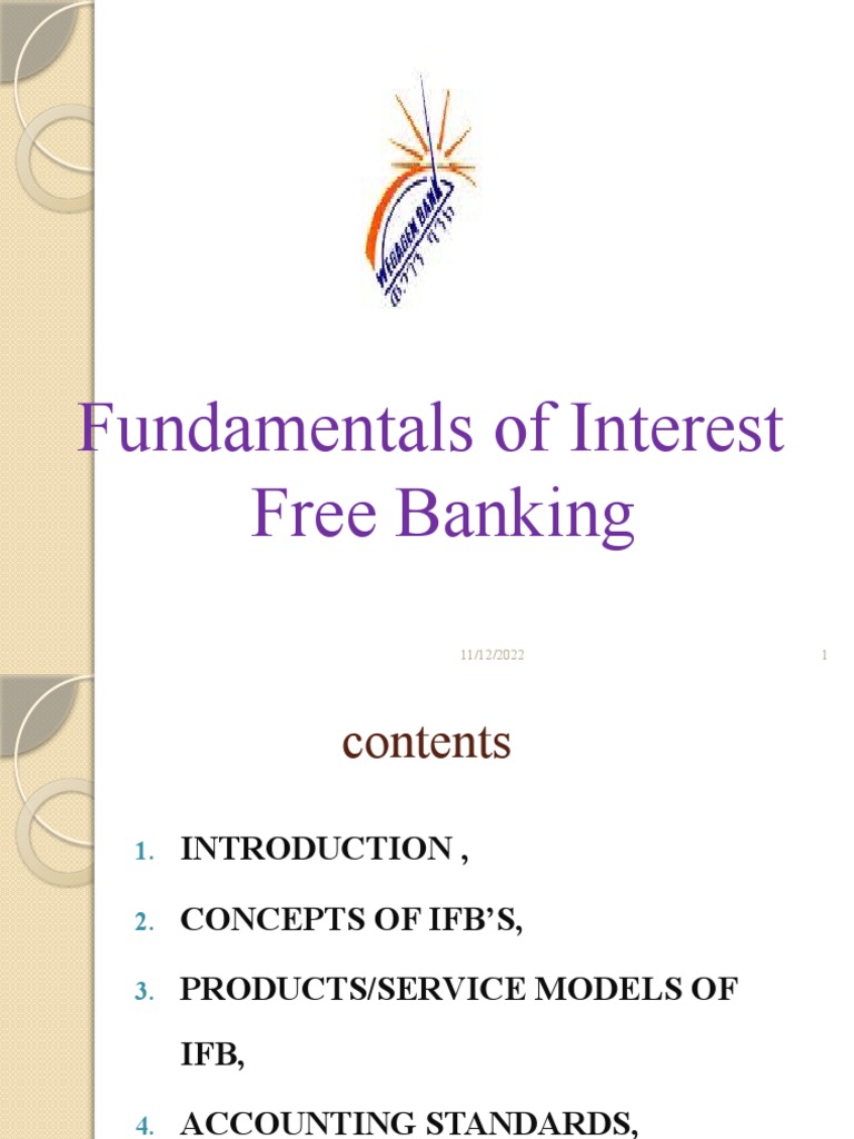 Fundamentals of IFB | PDF | Islamic Banking And Finance | Interest