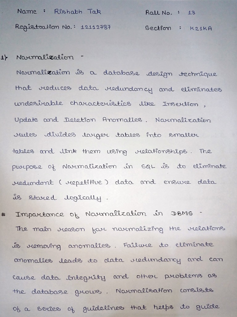 DBMS CA2 Assignment | Download Free PDF | Computer Science ... DBMS CA2 Assignment | Download Free PDF | Computer Science ...