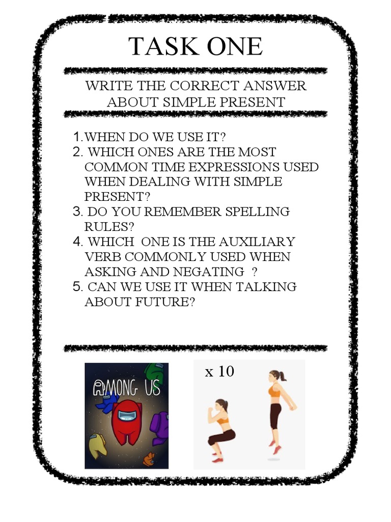 Among Us Task 1 | PDF