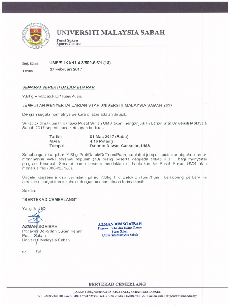 Surat Jemputan | PDF