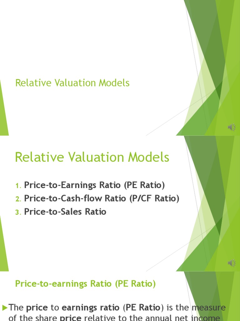 7 Relative Valuation Notes All | PDF | Price–Earnings Ratio | Valuation ...